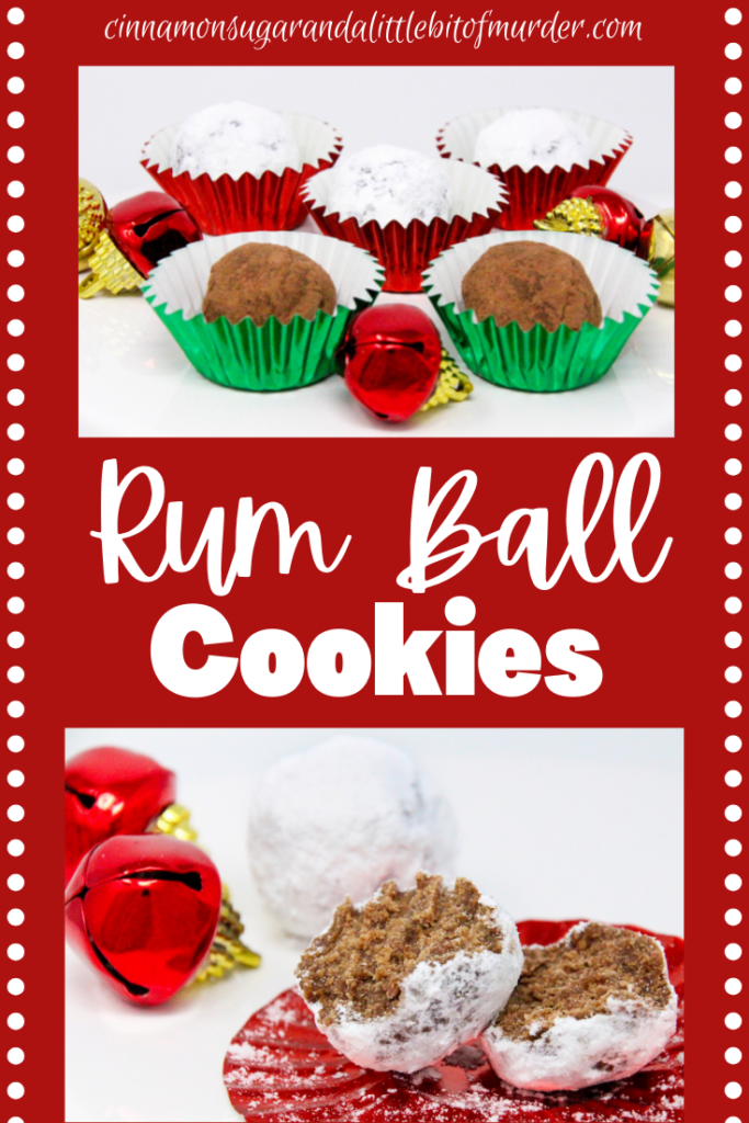 No-Bake Rum Ball Cookies - Cinnamon and Sugar