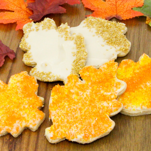 Maple Shortbread Cookies - Cinnamon and Sugar