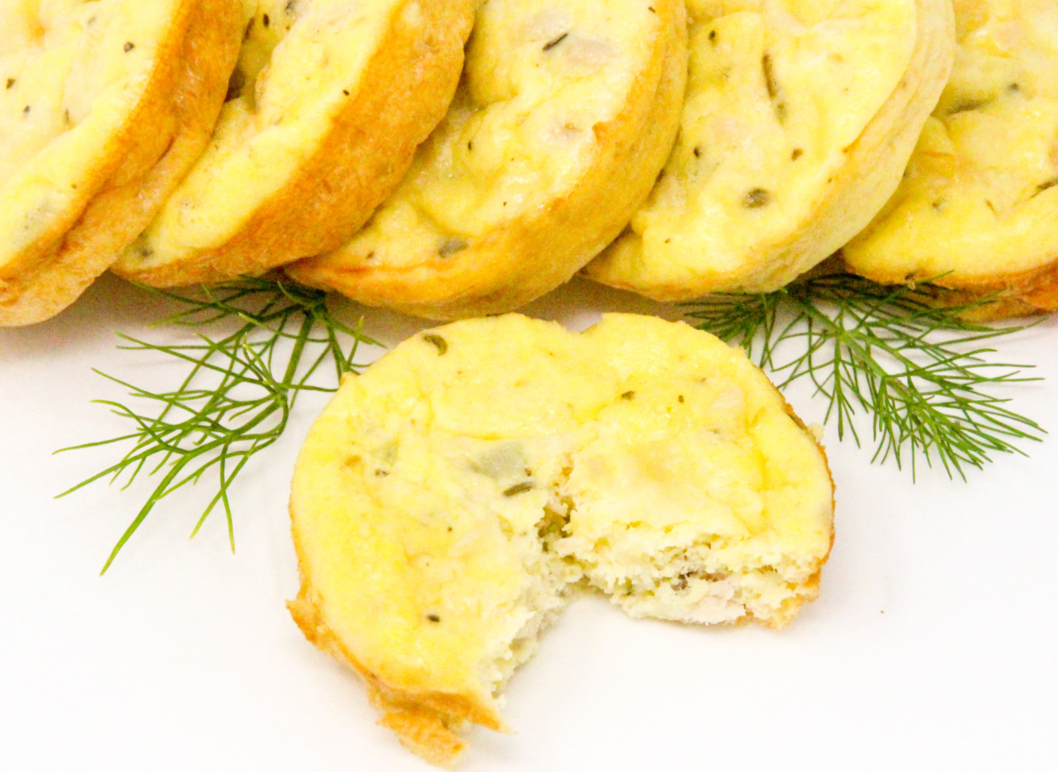 Salmon Mini Quiches - Cinnamon and Sugar