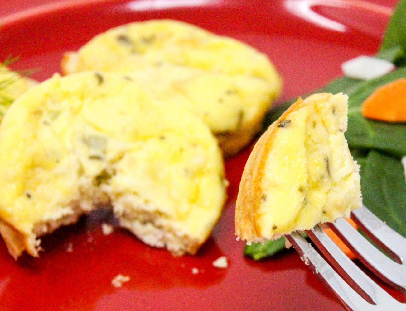 Salmon Mini Quiches - Cinnamon and Sugar