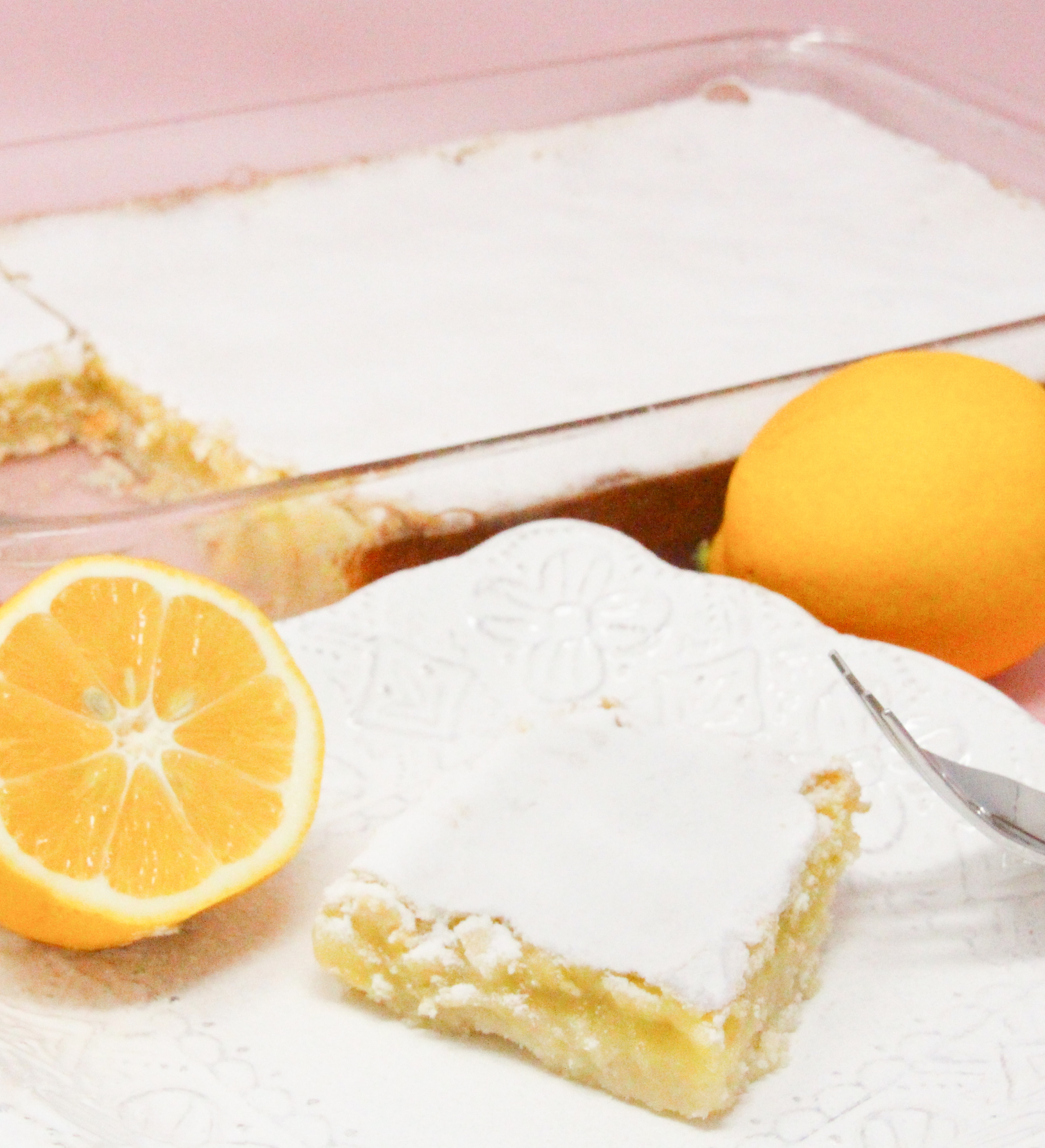 Lemon Squares - Cinnamon and Sugar