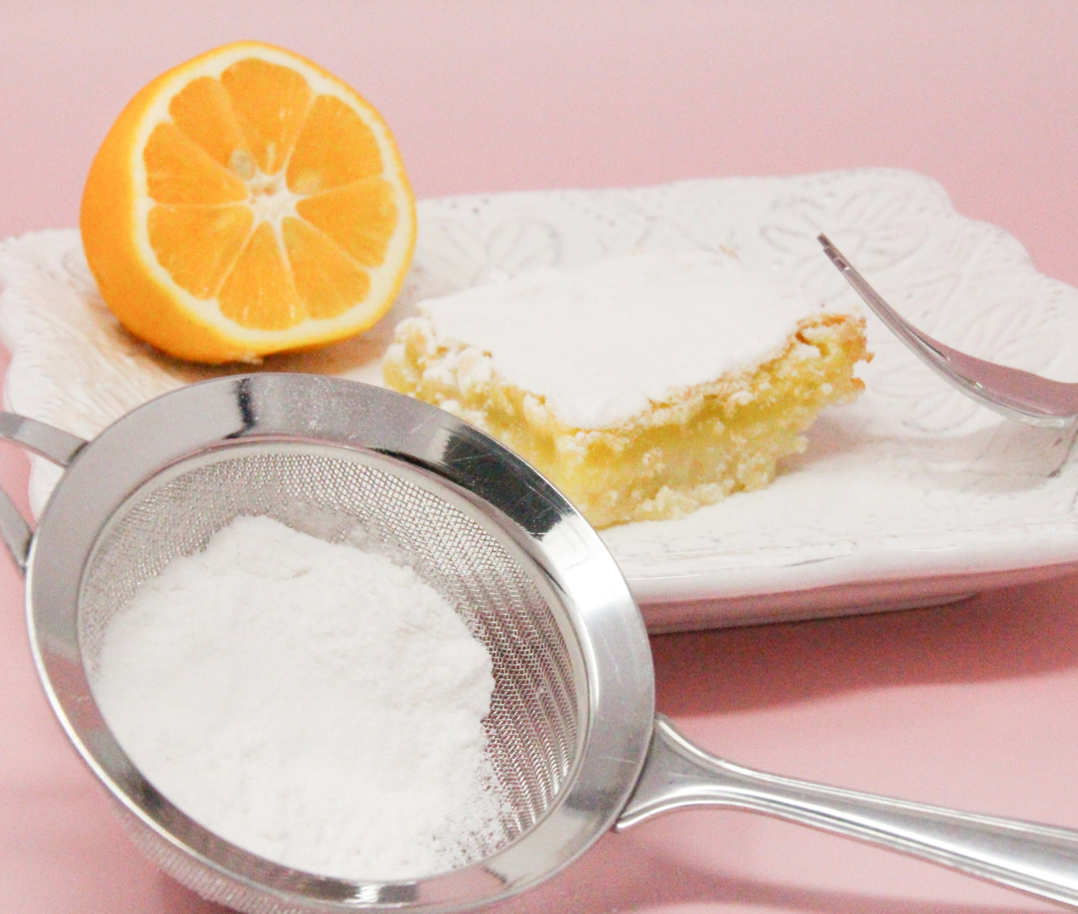 Lemon Squares - Cinnamon and Sugar