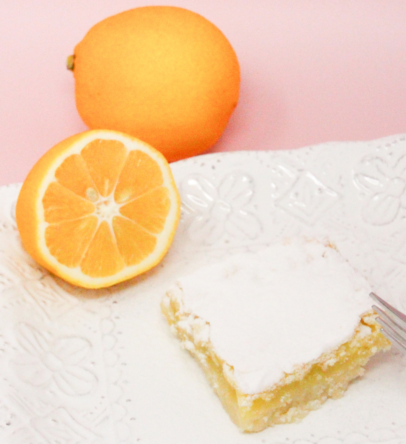 Lemon Squares - Cinnamon and Sugar