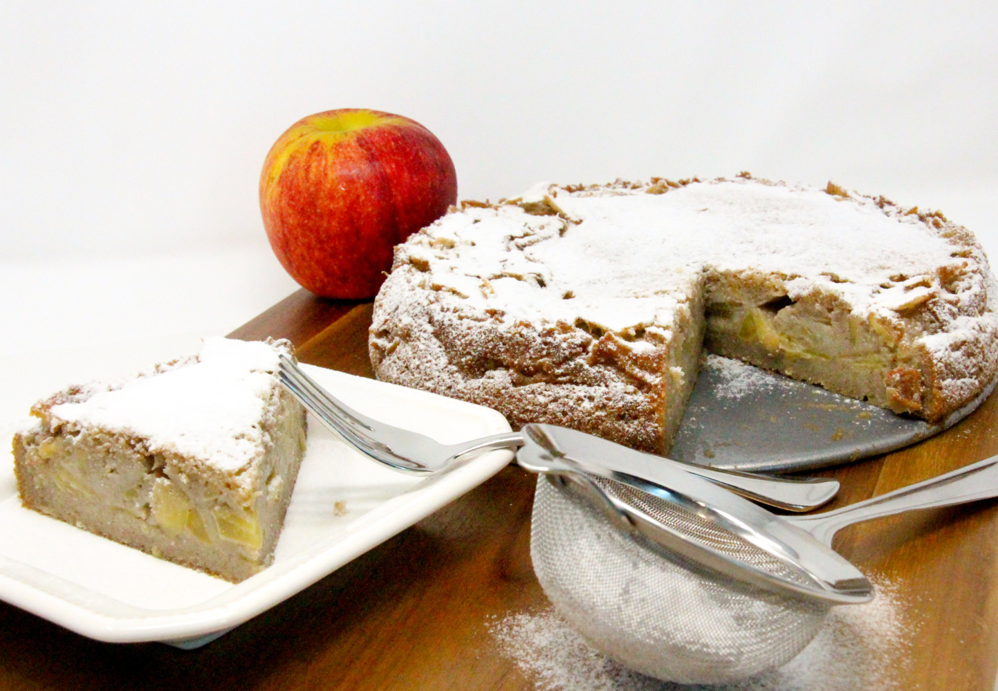 Cayenne’s Five Spice French Apple Custard Cake - Cinnamon and Sugar