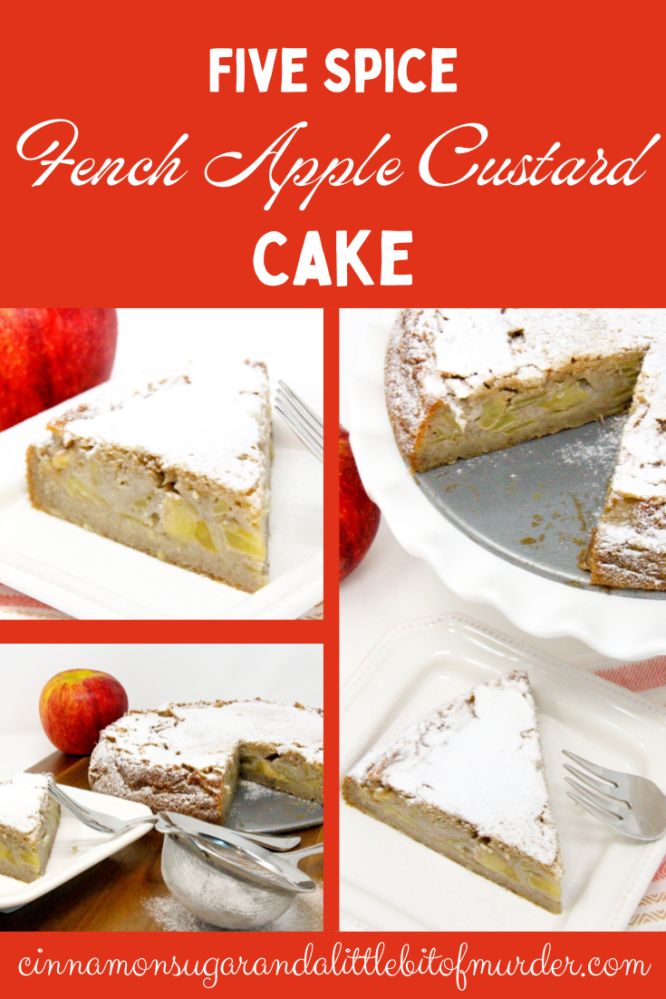 Cayenne’s Five Spice French Apple Custard Cake - Cinnamon and Sugar
