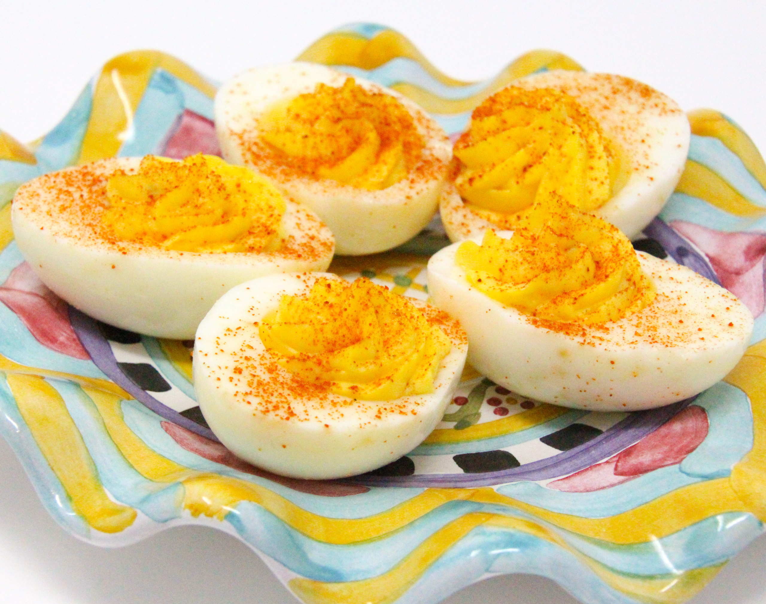 Deviled Eggs - Cinnamon and Sugar