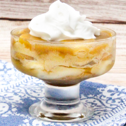 Salted Caramel Banana Pudding - Cinnamon and Sugar