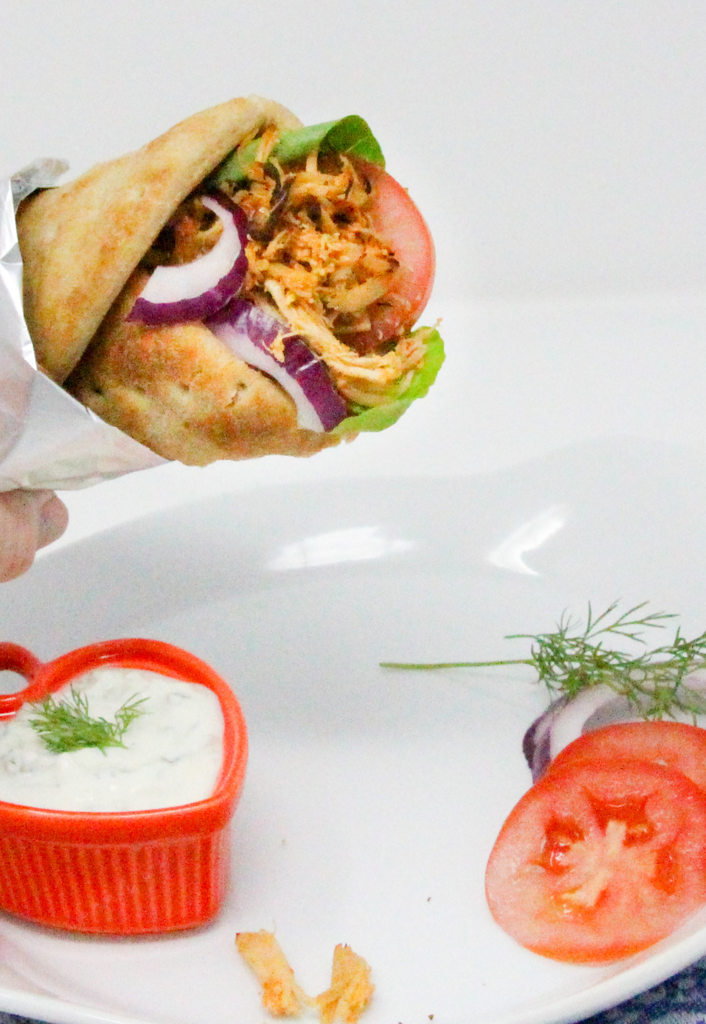 Chicken Gyros with Tzatziki Sauce - Cinnamon and Sugar