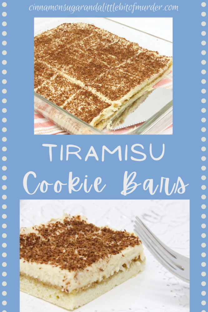 Tiramisu Cookie Bars - Cinnamon and Sugar