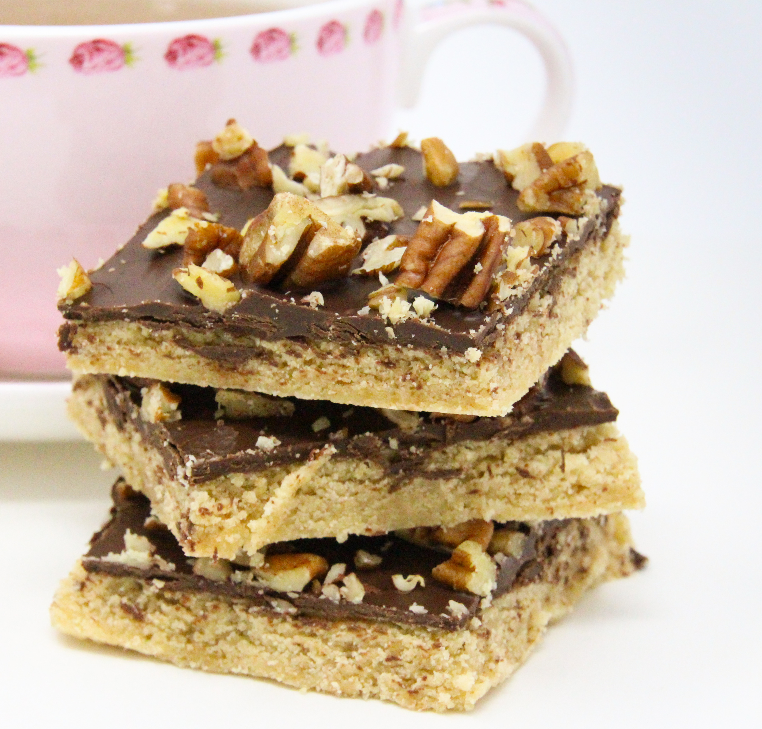 Chocolate-Covered Toffee Squares - Cinnamon and Sugar