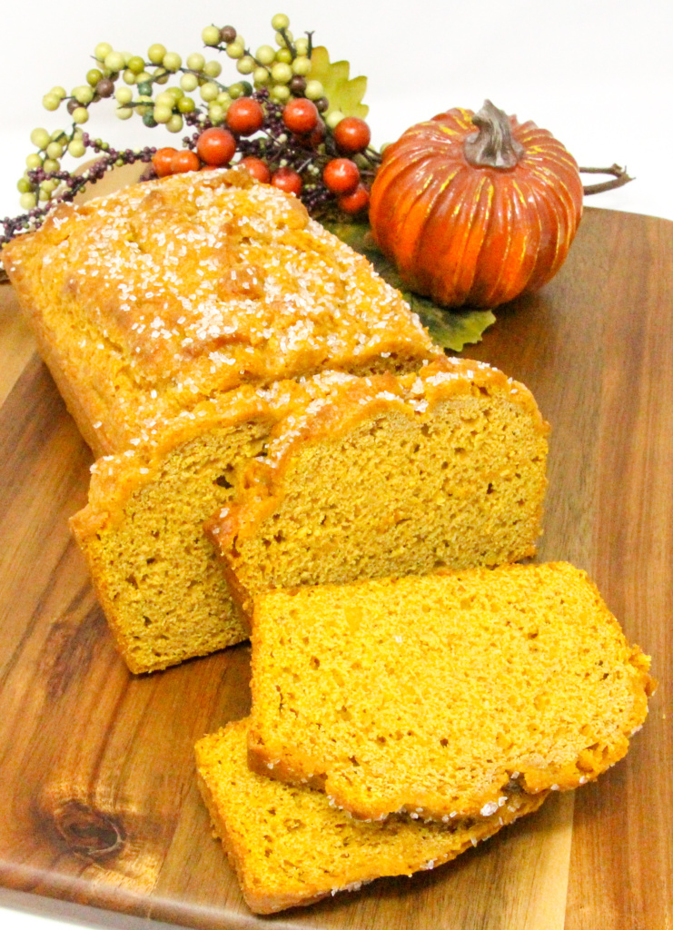 Golden Pumpkin Loaf - Cinnamon and Sugar