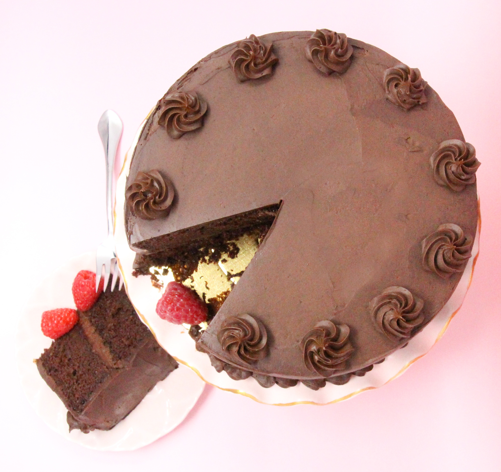 Aunt Ibby's Dark as Night Devil's Food Cake - Cinnamon and Sugar