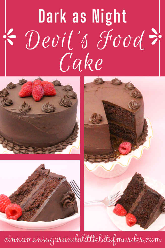 Aunt Ibby's Dark as Night Devil's Food Cake - Cinnamon and Sugar