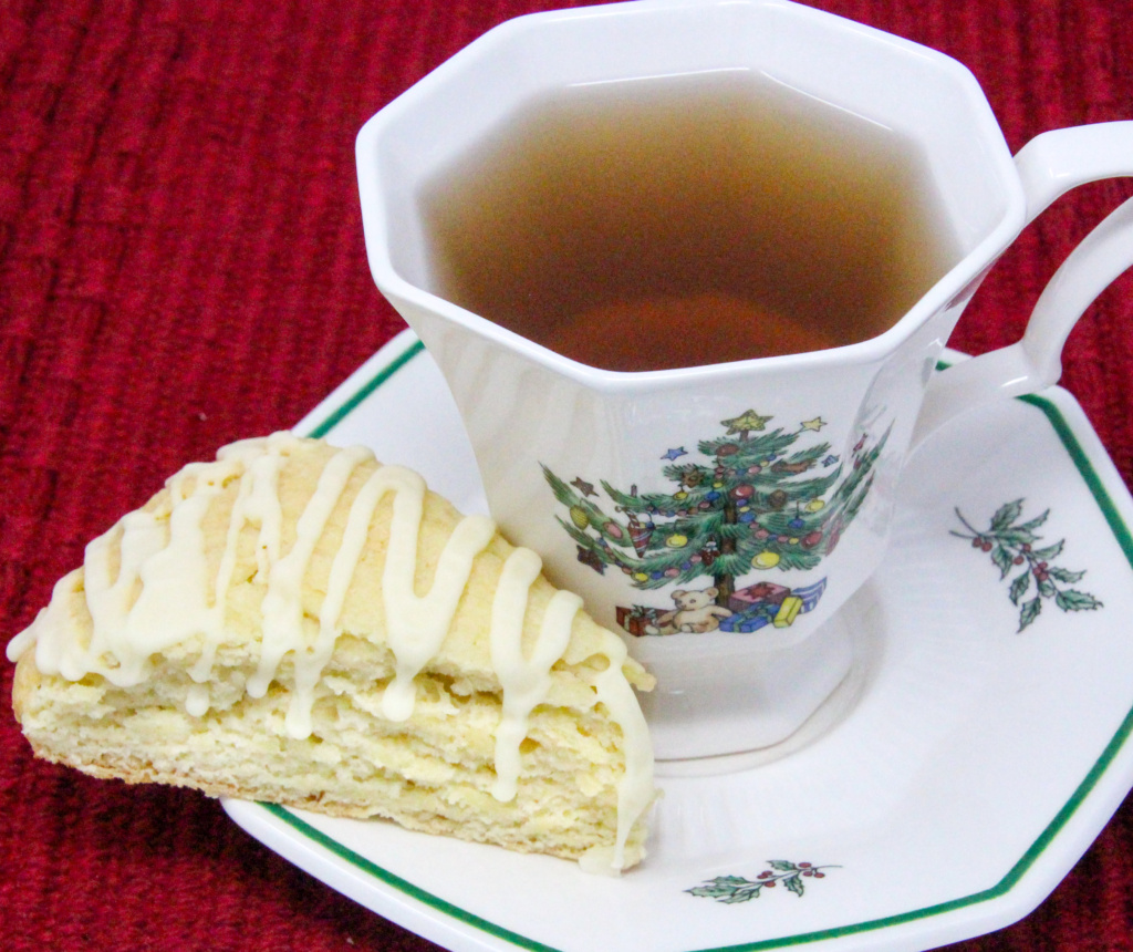 Eggnog Scones - Cinnamon and Sugar