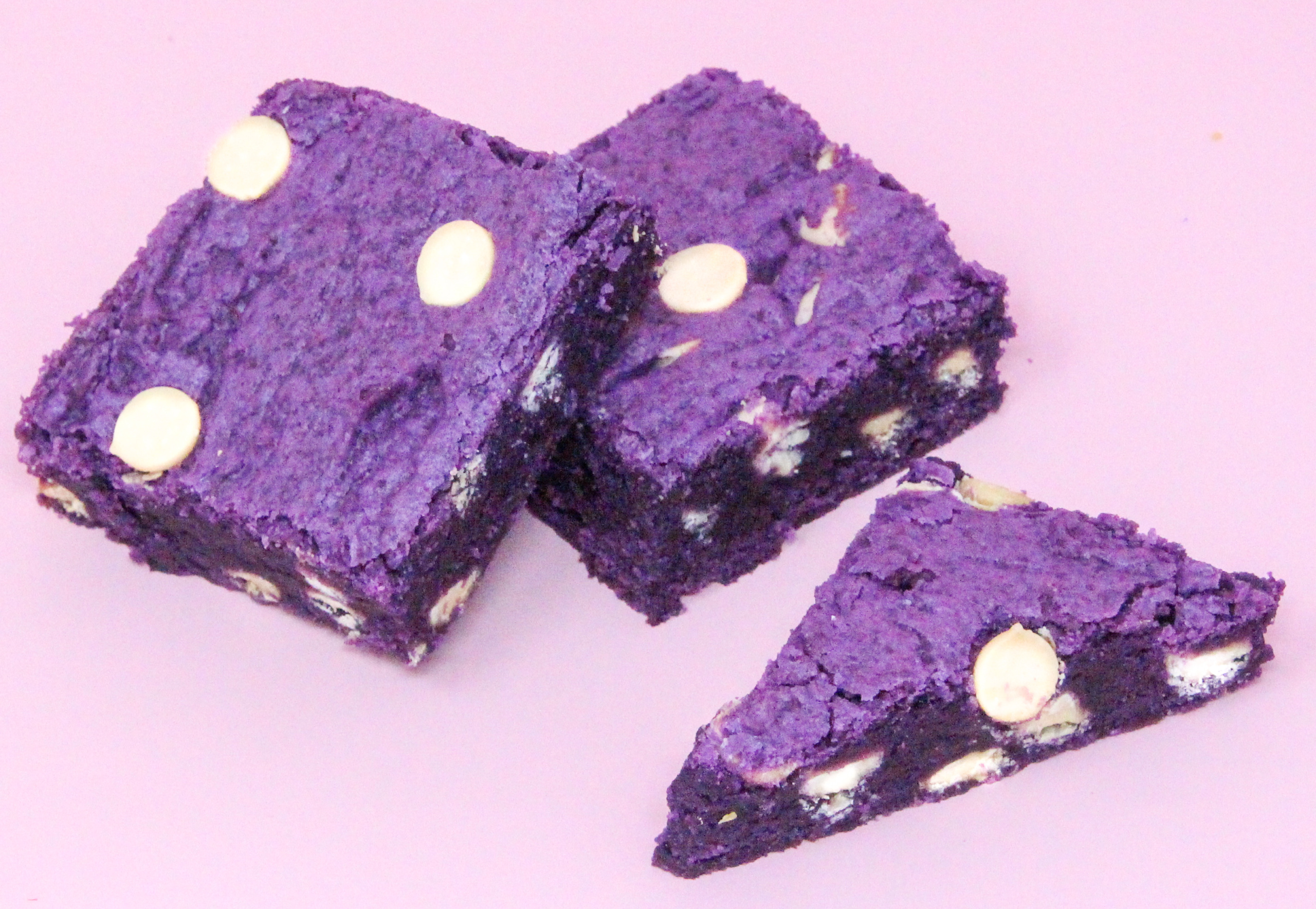 Ube Blondies - Cinnamon and Sugar