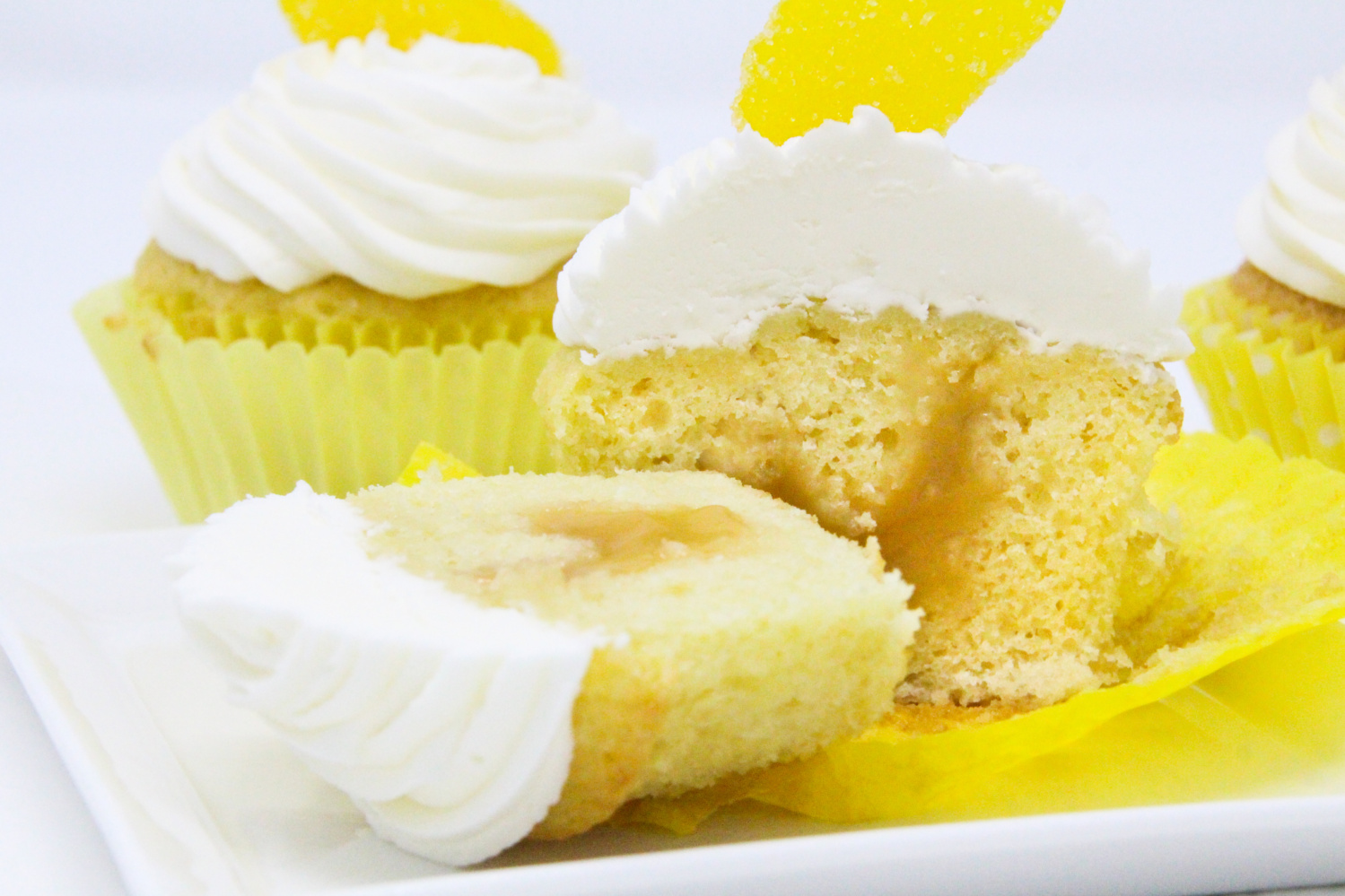 Lemon Drop Martini Cupcakes - Cinnamon and Sugar