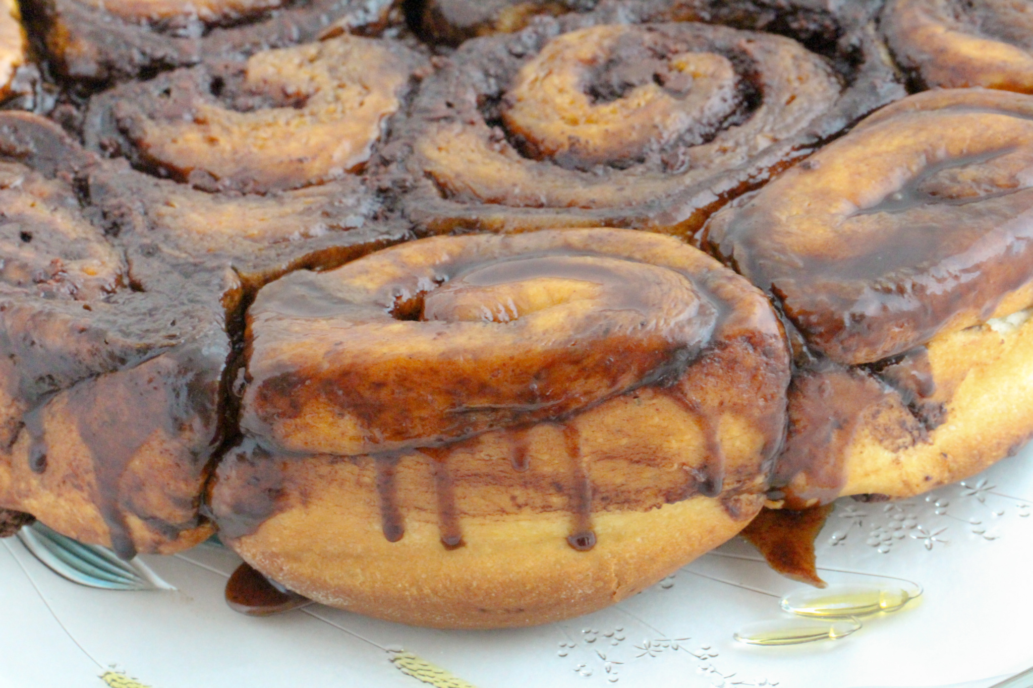 Triple Chocolate Rolls - Cinnamon and Sugar